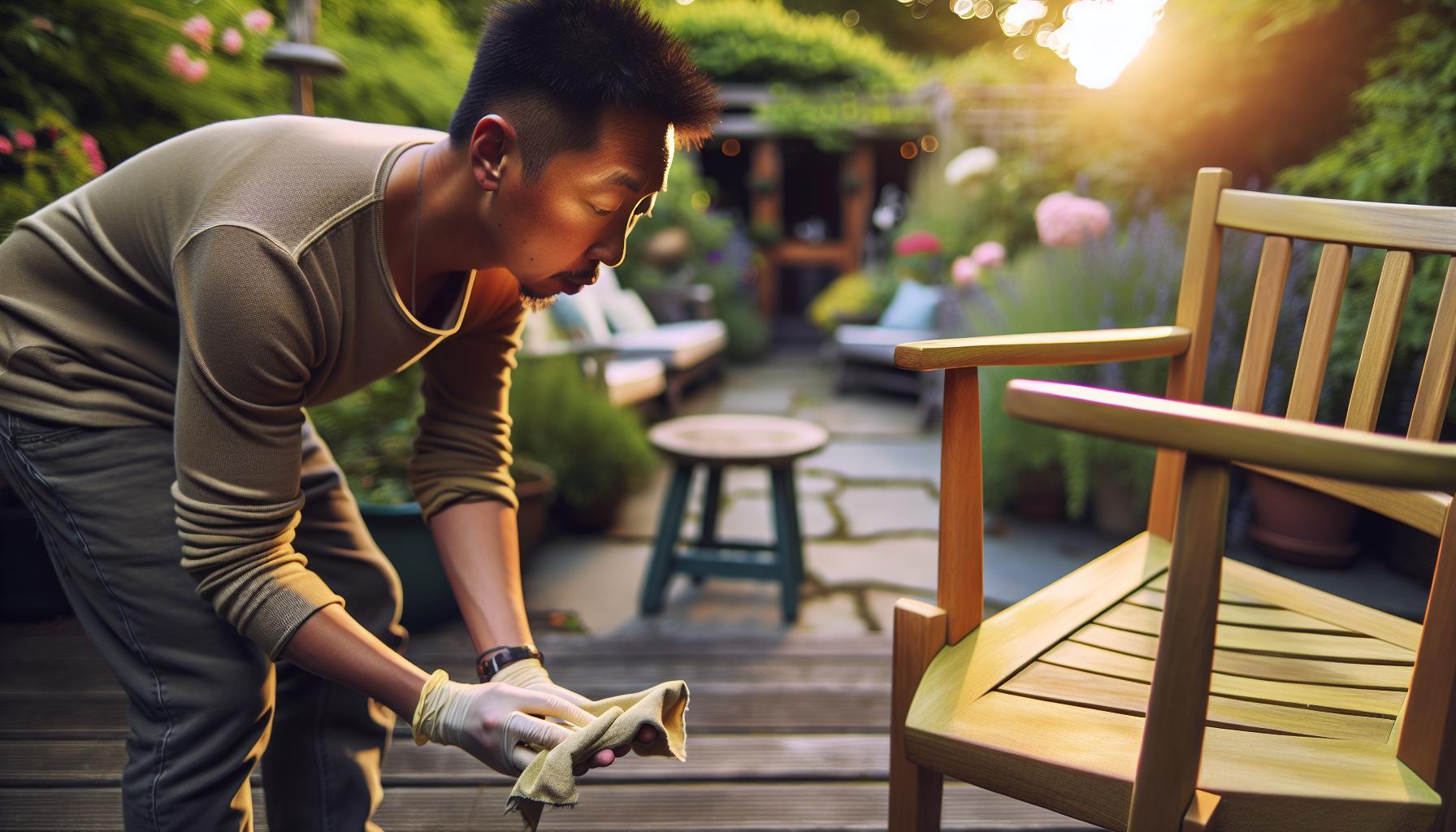 How To Apply Teak Oil To Outdoor Furniture: Cottage Garden Care ...