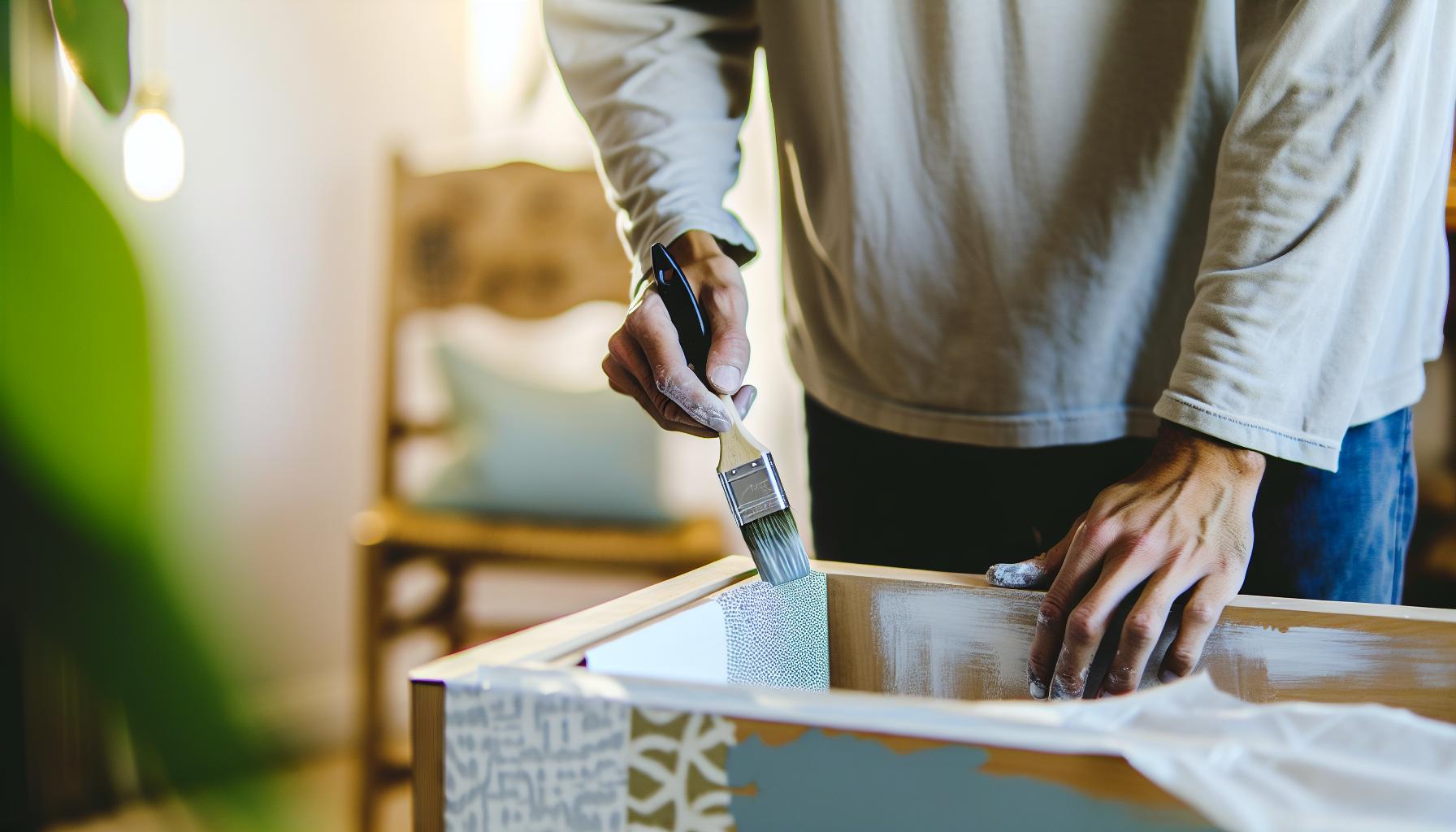 How To Apply Paintable Wallpaper To Furniture: Creative Textures ...